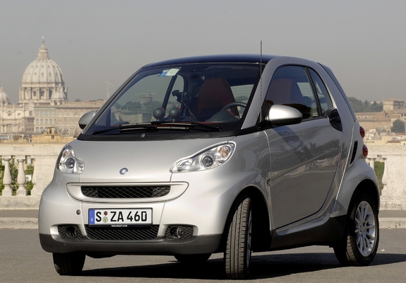 Smart ForTwo Passion Coupe 2007–10 wallpapers