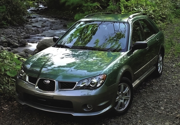 Subaru Impreza Outback Sport (GG) 2006–07 wallpapers
