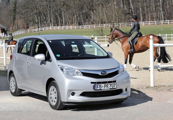 Images of Subaru Trezia 1.3i EU-spec (NCP/NSP) 2011–2014