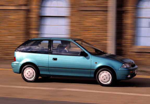 Suzuki Swift 3-door UK-spec 1991–95 images