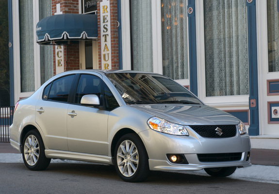 Suzuki SX4 Sedan US-spec 2007–12 wallpapers