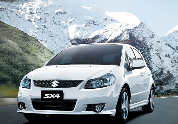Suzuki SX4 JP-spec 2006–10 wallpapers