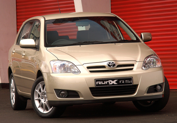 Toyota Corolla RunX RSi ZA-spec 2004–06 images