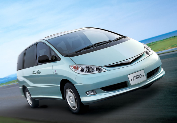 Toyota Estima Hybrid 2001–05 wallpapers