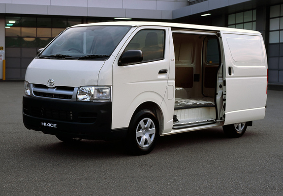 Photos of Toyota Hiace LWB Van AU-spec 2004–10