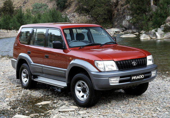 Toyota Land Cruiser Prado GXL 5-door AU-spec (J95W) 1999–2002 images