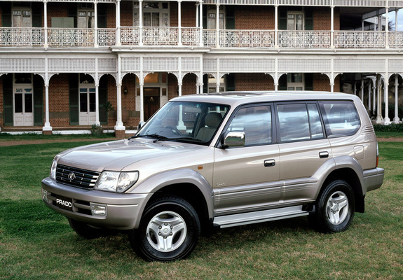 Toyota Land Cruiser Prado Grande 5-door AU-spec (J95W) 1999–2002 wallpapers