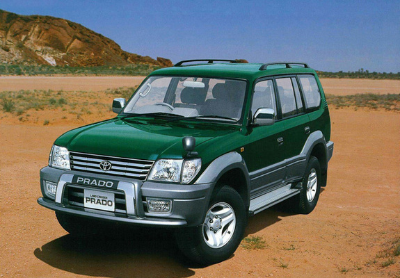 Toyota Land Cruiser Prado 5-door JP-spec (J95W) 1999–2002 wallpapers