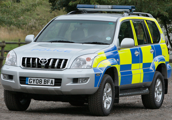 Toyota Land Cruiser Prado 5-door Police (J120W) 2003–09 wallpapers