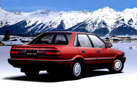 Photos of Toyota Sprinter Full Time 4WD SE Saloon (AE91) 1987–89
