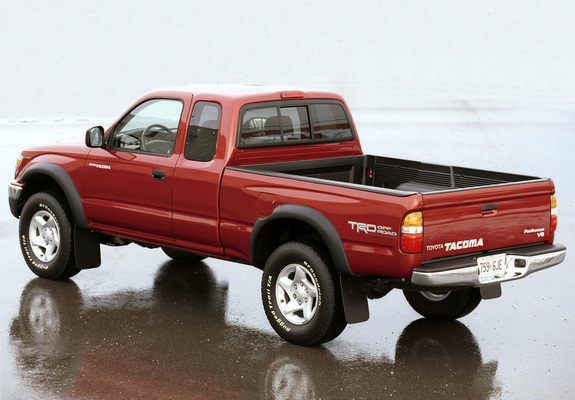 TRD Toyota Tacoma PreRunner Xtracab Off-Road Edition 2001–04 wallpapers