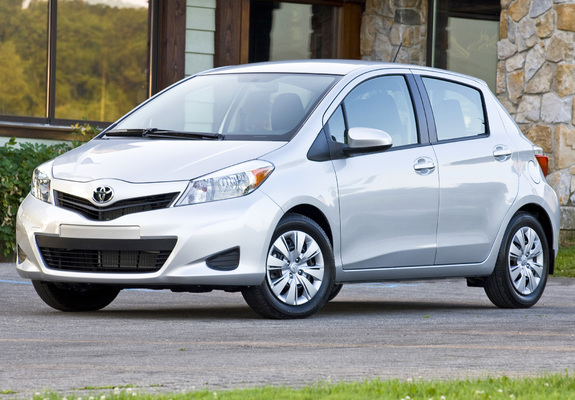 Toyota Yaris LE 5-door US-spec 2011 wallpapers