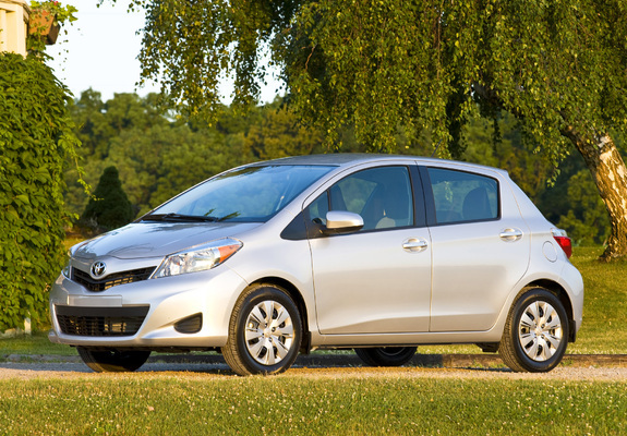 Toyota Yaris LE 5-door US-spec 2011 wallpapers