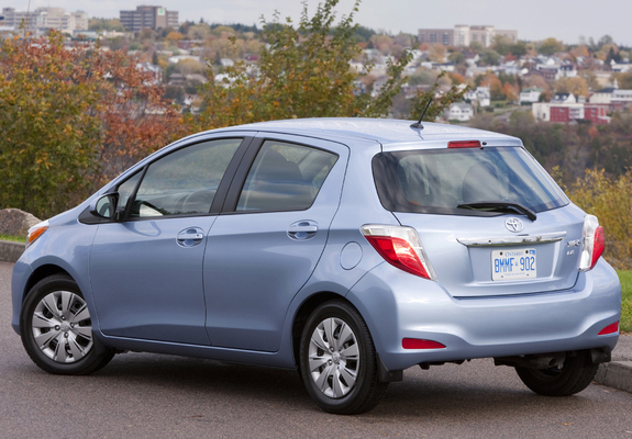 Toyota Yaris LE 5-door US-spec 2011 wallpapers