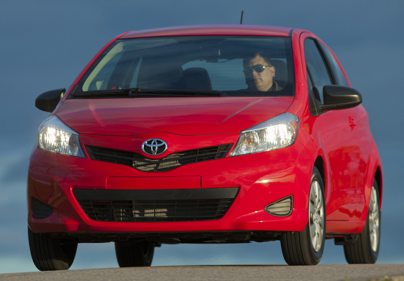 Toyota Yaris LE 3-door US-spec 2011 wallpapers