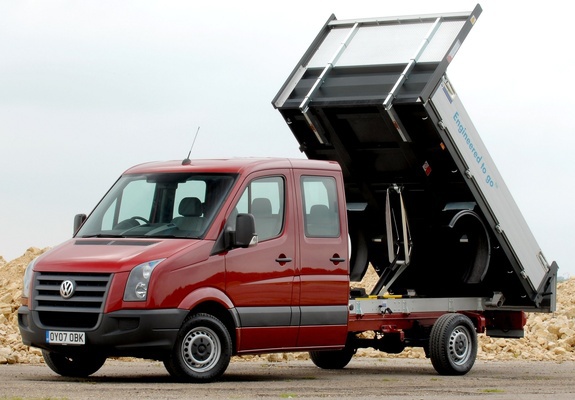 Volkswagen Crafter Double Cab Pickup UK-spec 2006–11 wallpapers
