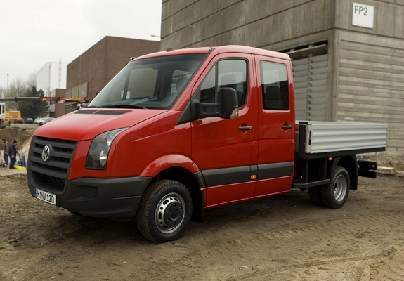 Volkswagen Crafter Double Cab Pickup 2006–11 wallpapers