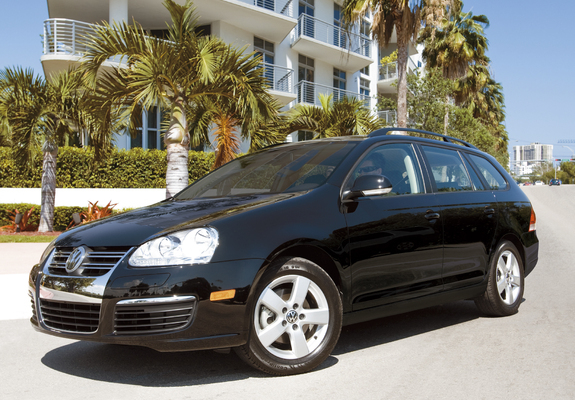 Volkswagen Jetta Sportwagen (Typ 1K) 2007–10 wallpapers