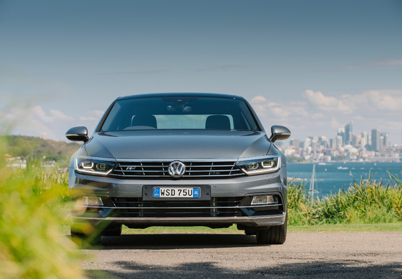 Images of Volkswagen Passat R-Line AU-spec (B8) 2015
