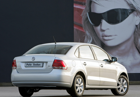Pictures of Volkswagen Polo Sedan ZA-spec (V) 2010