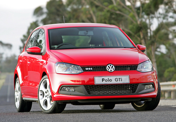 Pictures of Volkswagen Polo GTI 5-door ZA-spec (Typ 6R) 2010