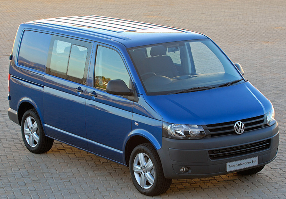 Pictures of Volkswagen T5 Transporter Crew Bus ZA-spec 2009
