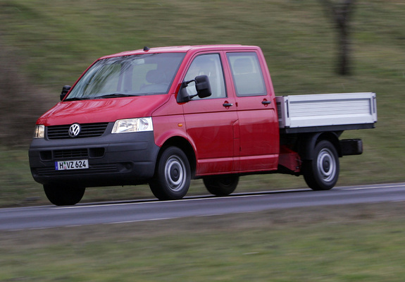 Volkswagen T5 Transporter Double Cab Pickup 2003–09 images