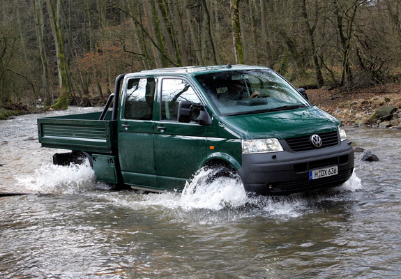 Volkswagen T5 Transporter Double Cab Pickup 2003–09 images