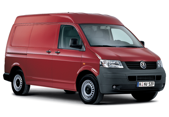 Volkswagen T5 Transporter Van Medium High Roof 2003–09 images