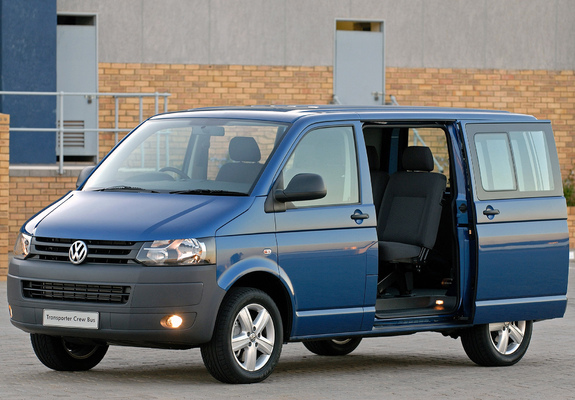 Volkswagen T5 Transporter Crew Bus ZA-spec 2009 images