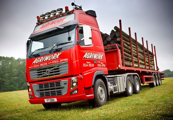 Volvo FH16 700 6x4 UK-spec 2008 wallpapers