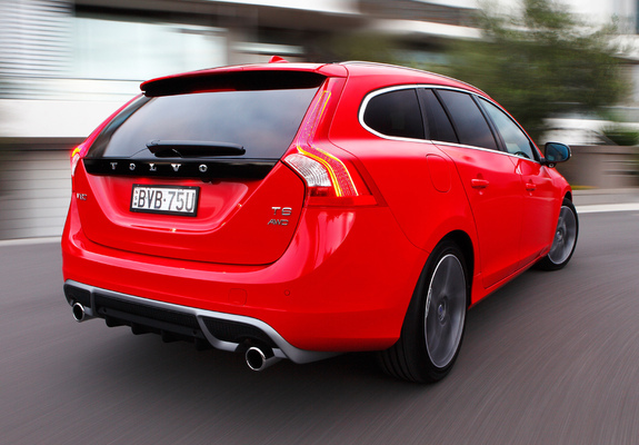 Volvo V60 R-Design AU-spec 2011–13 photos